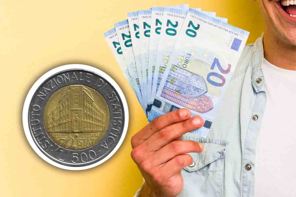 La vecchia 500 lire adesso vale 8000 euro: come venderla - La Voce Torino